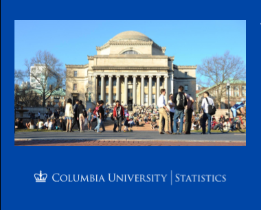Columbia University - Department of Statistics M.A. Programs - VIRTUAL ...