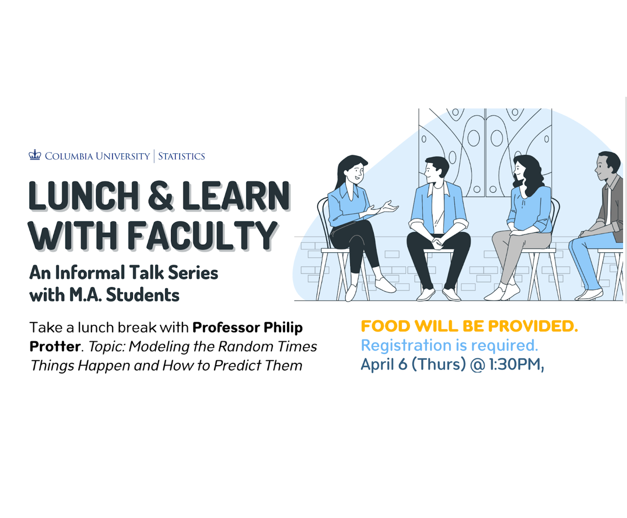 Columbia University - Department of Statistics M.A. Programs - Lunch ...